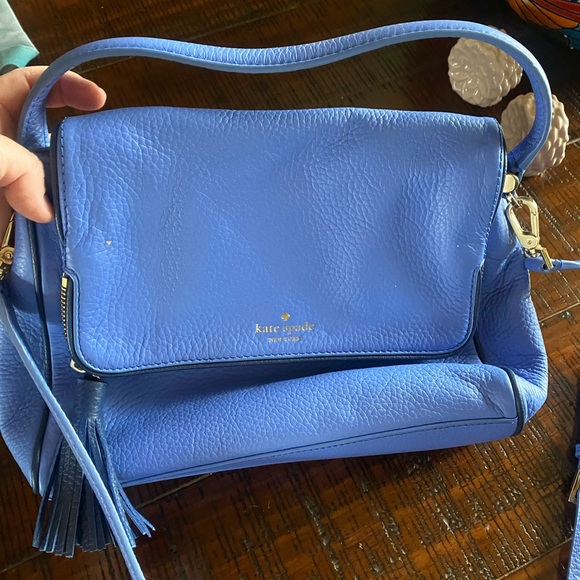 kate spade | Bags | Periwinkle Kate Spade Crossbody With Handle | Poshmark